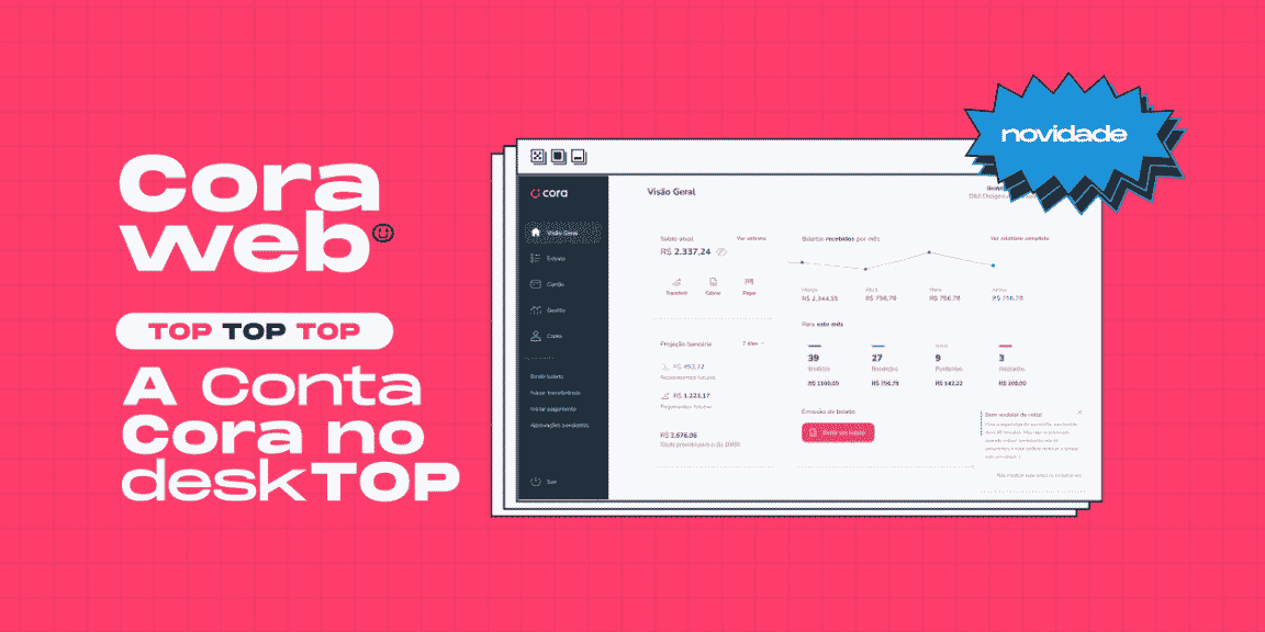 Chegou no seu deskTOP: a Cora Web - Cora